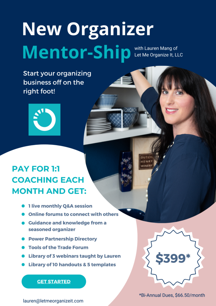 Organization Services | Let Me Organize It